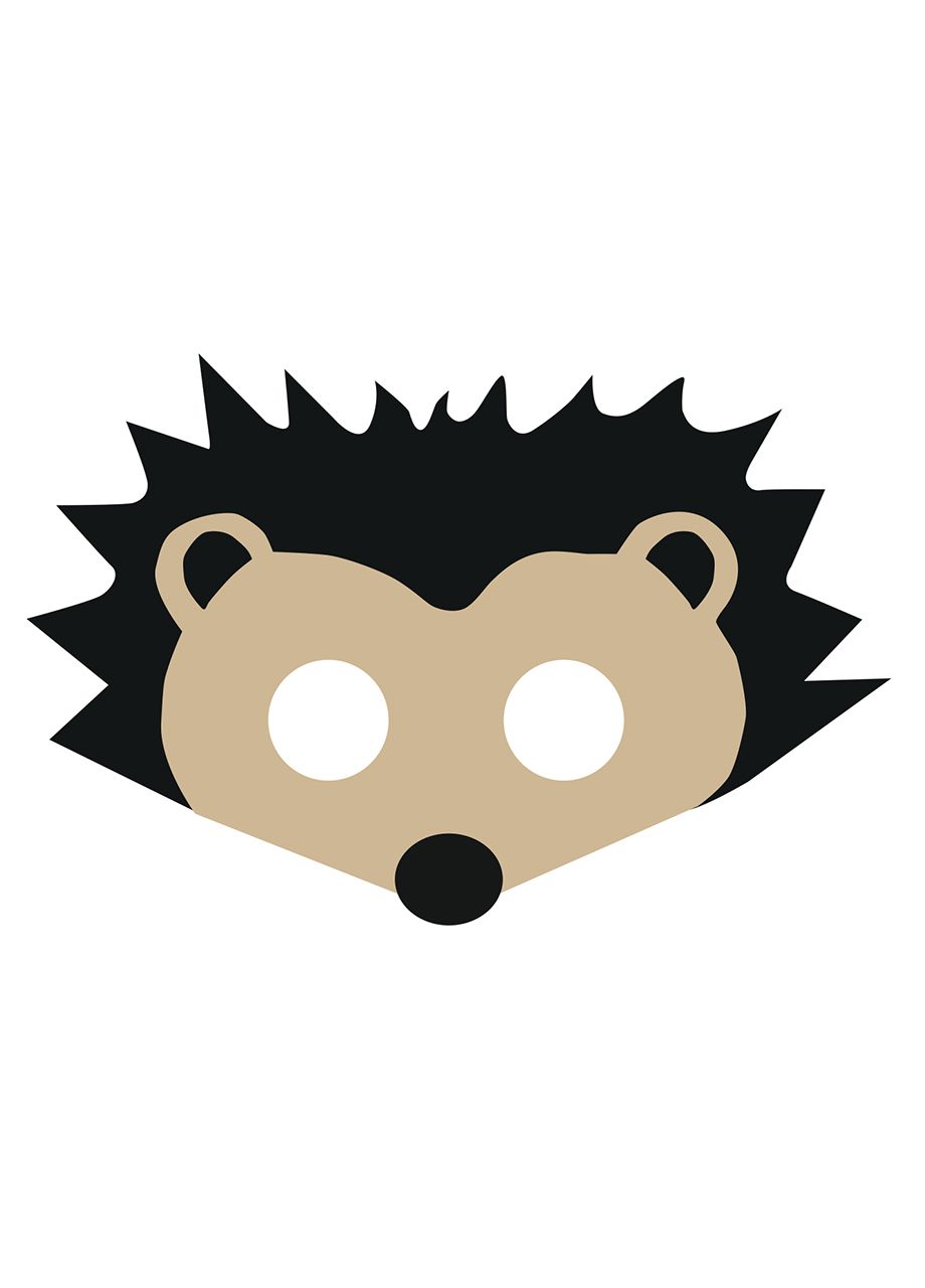 Maska JEŻ / Dodatki do strojów zwierząt - sklep PartyBox.pl