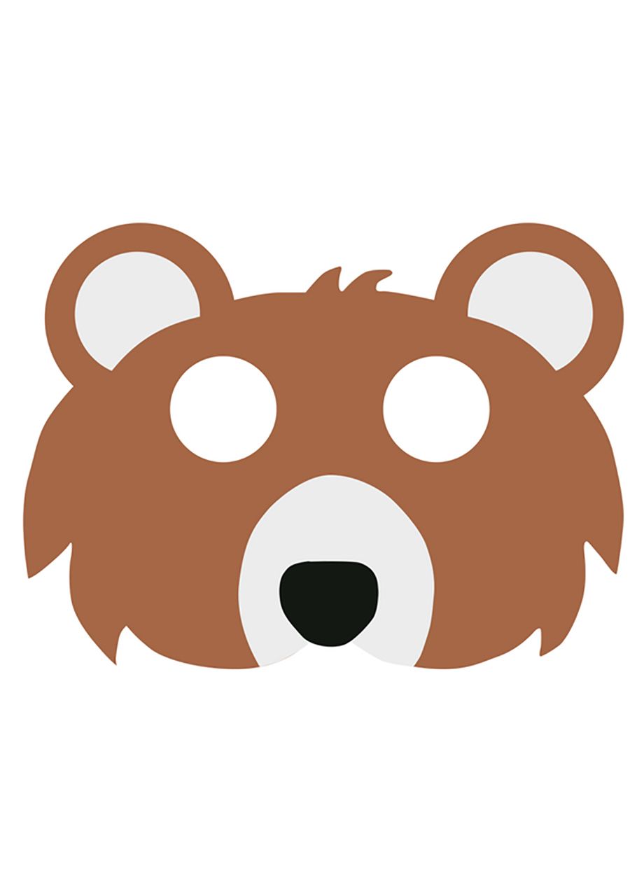 Maska MISIA filcowa / Dodatki do strojów - sklep PartyBox.pl